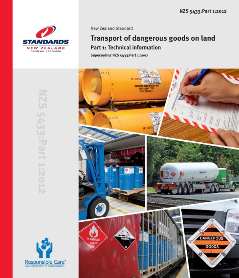 Transport of Dangerous Goods on Land – Environmental Resources Limited