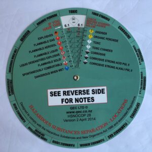 HSNO Segregation Wall Chart – Environmental Resources Limited