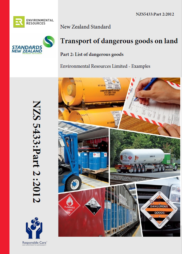 ERL DG for Transport Manuals – Environmental Resources Limited
